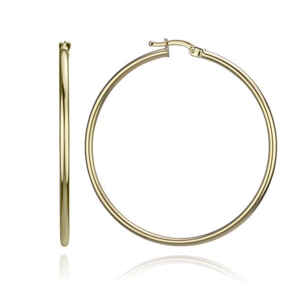 Classic Solid Gold Hoops – DIAMONDS DIRECT®