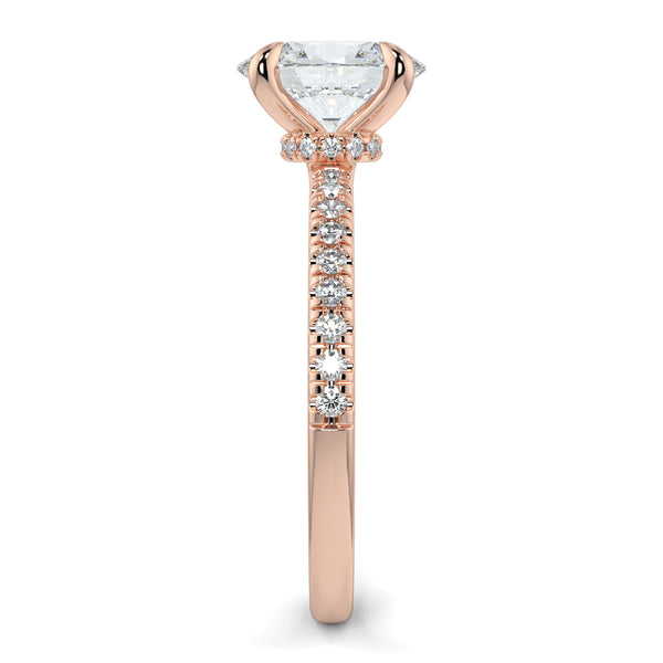 The Thin Diamond Band Hidden Halo – DIAMONDS DIRECT®
